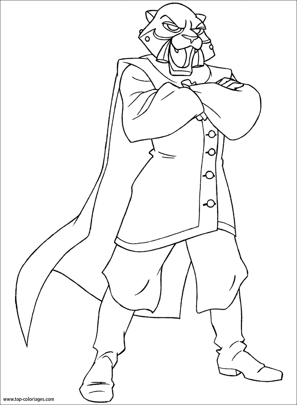 Coloriage Maître des ténèbres Coloriage Maître des ténèbres