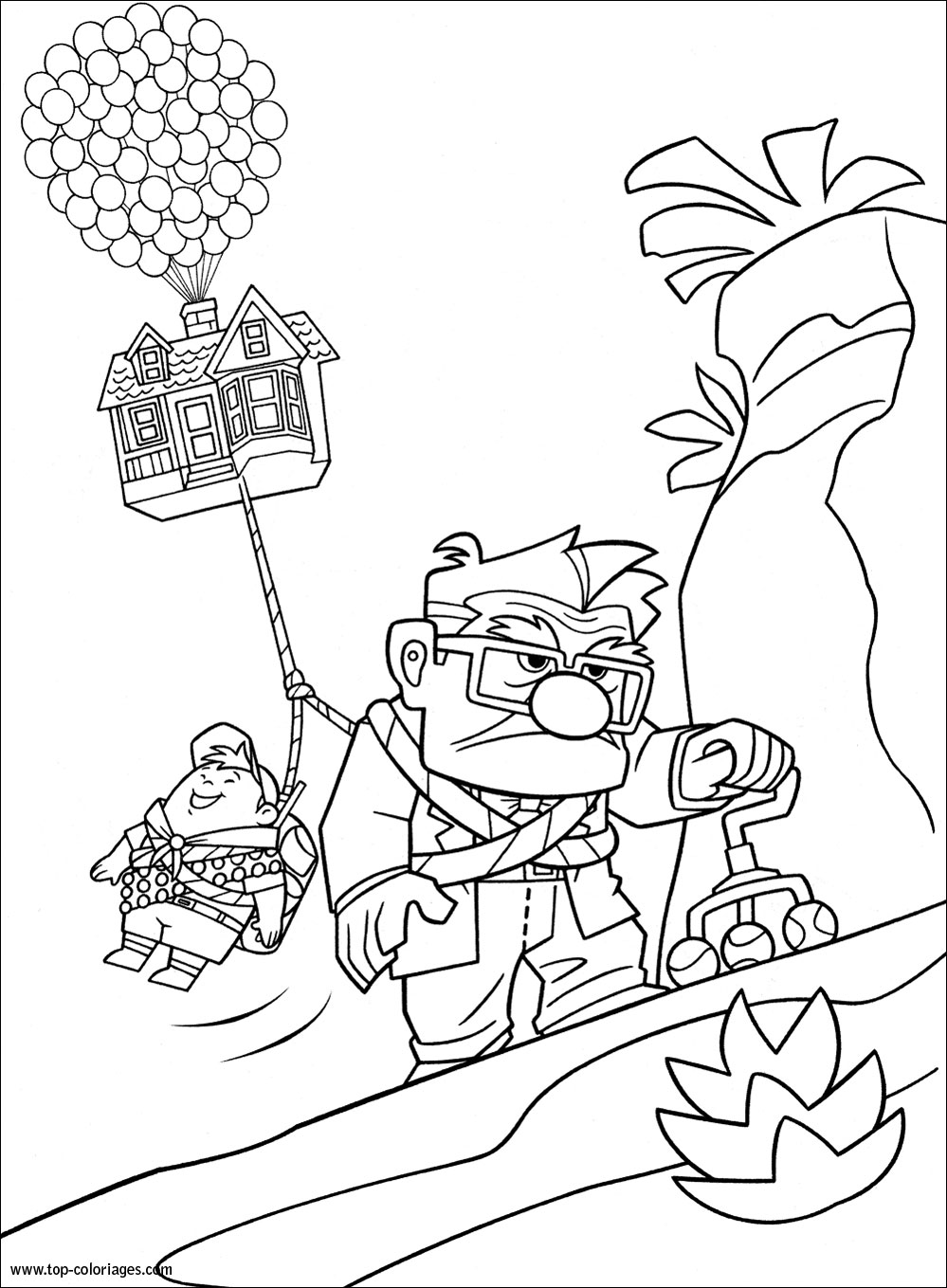 Coloriage Là-haut Coloriage Là-haut